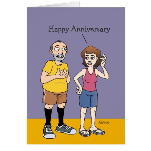 Funny Happy Anniversary Card For Him Zazzle