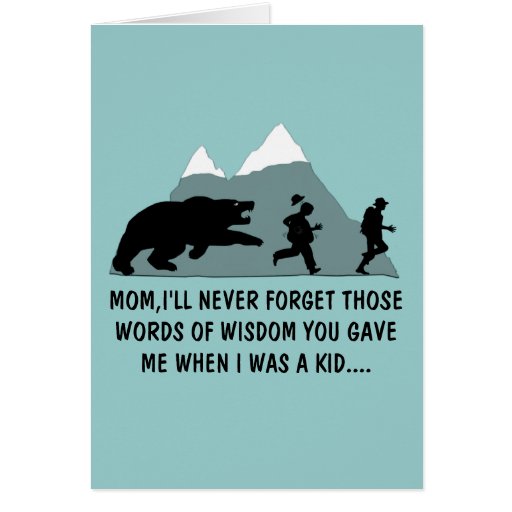 Funny Mom s Birthday Greeting Cards Zazzle