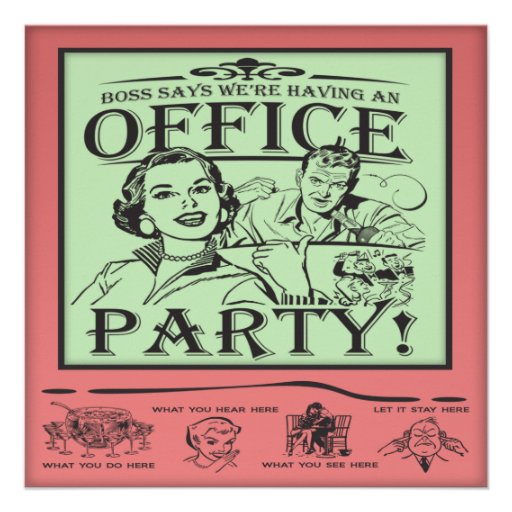 Funny Office Party Invitation Funny Office Party Invitation