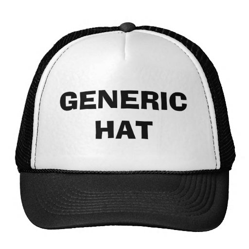 Generic Hat Zazzle