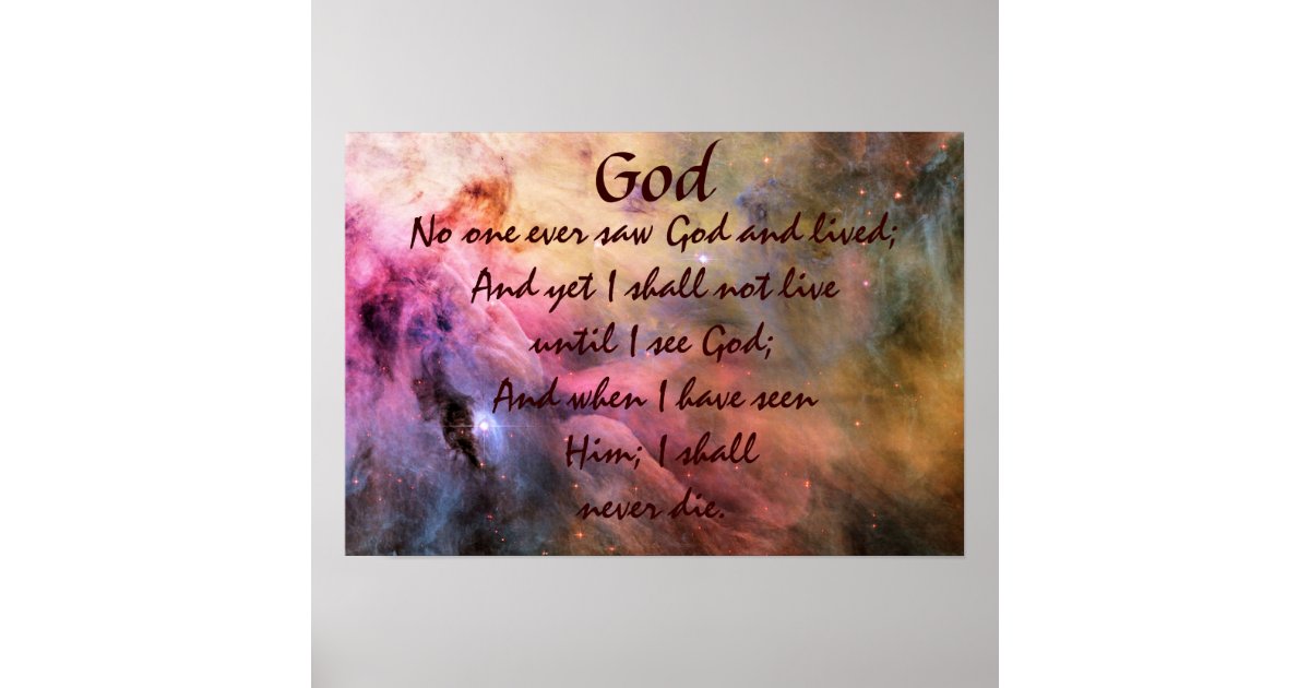 God... Poster | Zazzle