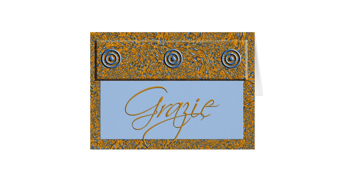 Grazie Thank You Italian Language Card Elegant Zazzle grazie-thank-you-italian-language-card-elegant-zazzle