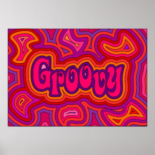 Groovy Print Zazzle