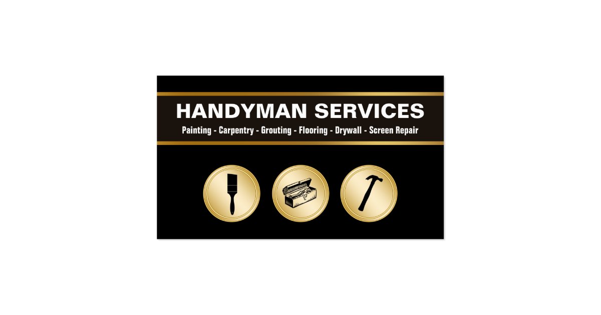 Handyman Business Cards Zazzle handyman-business-cards-zazzle