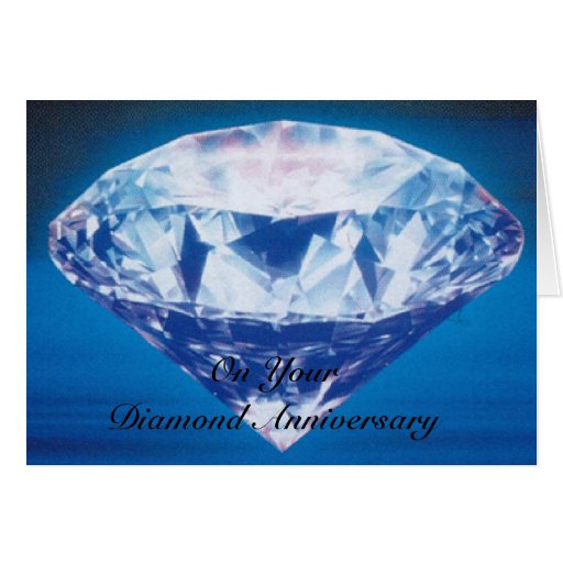Happy 60th Wedding Anniversary Card Diamond Zazzle