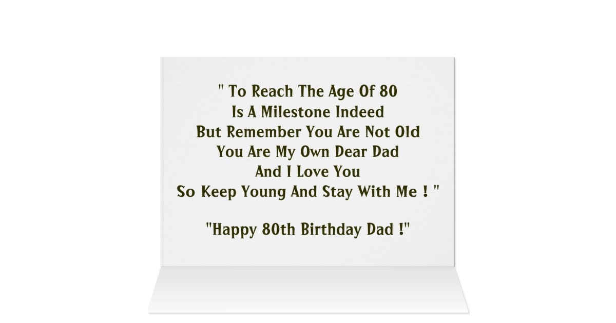 Happy 80th Birthday Card For Dad Zazzle happy-80th-birthday-card-for-dad-zazzle