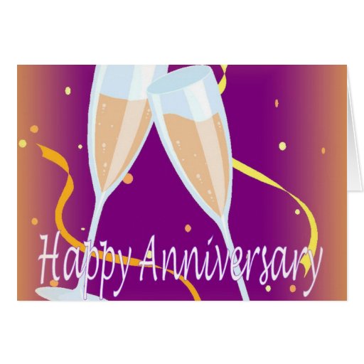 Happy anniversary champagne celebration card | Zazzle Happy anniversary champagne celebration card | Zazzle