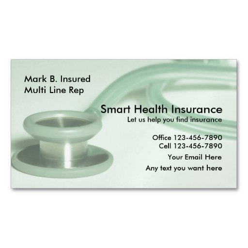 Health Insurance Broker Business Card Magnet | Zazzle Health Insurance Broker Business Card Magnet | Zazzle
