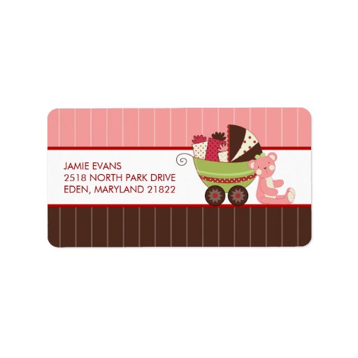 Holiday Baby Shower Address Mailing Labels Zazzle