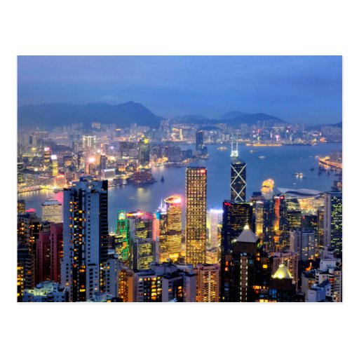 Hong Kong Postcard | Zazzle Hong Kong Postcard | Zazzle