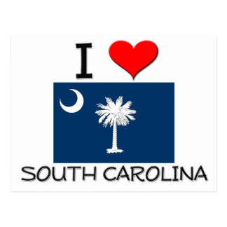 I Love South Carolina Postcards | Zazzle