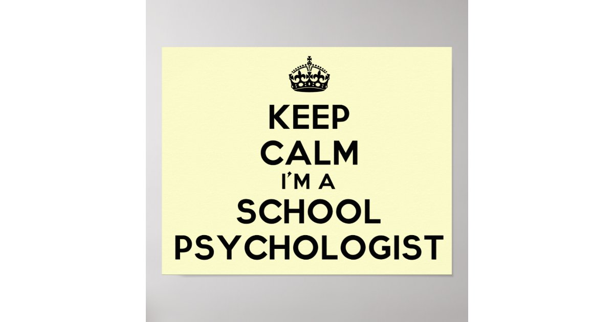 I'm A School Psychologist 