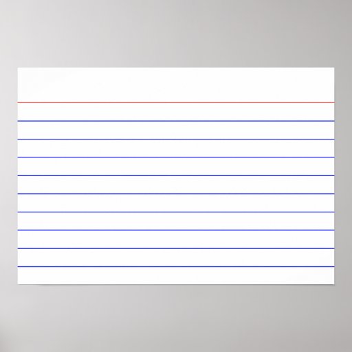 Index Card Print Zazzle