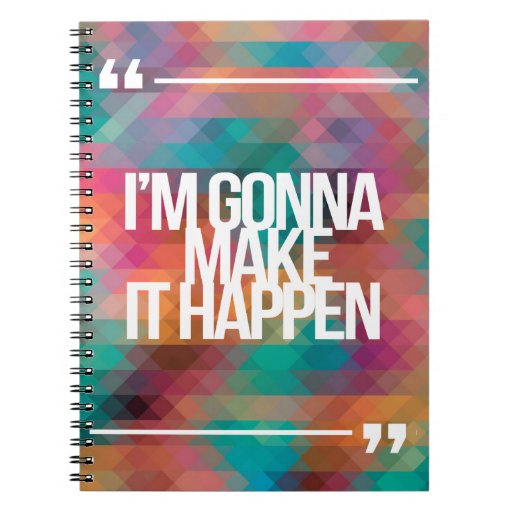 Inspirational And Motivational Quotes Notebook Zazzle