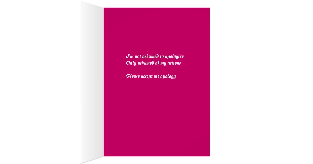It Will Never Happen Again Apology Greeting Cards Zazzle it-will-never-happen-again-apology-greeting-cards-zazzle