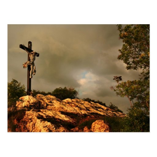 Jesus Died on the Cross Postcard | Zazzle