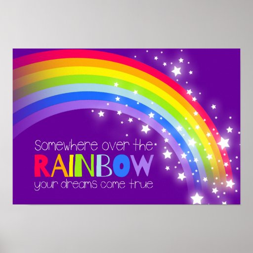 Rainbow Posters, Rainbow Prints, Art Prints, & Poster Designs | Zazzle