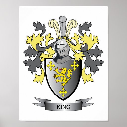 King Coat of Arms Poster | Zazzle