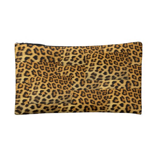 Leopard Print Cosmetic Bag Zazzle