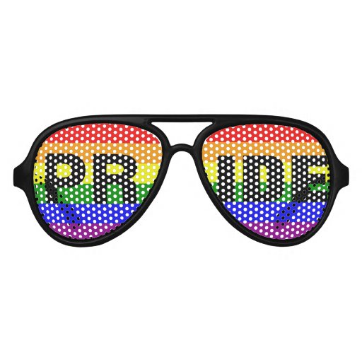 Love Equality Gay Pride Rainbow Flag Colors Aviator Sunglasses Zazzle