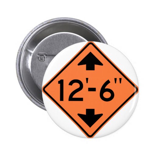 Low Clearance Warning Highway Sign 2 Inch Round Button | Zazzle Low Clearance Warning Highway Sign 2 Inch Round Button | Zazzle