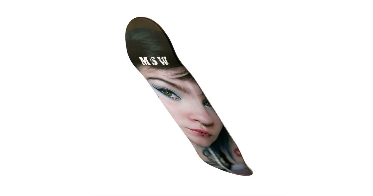 M S W Series Commits Suicide Girls Skateboard Zazzle