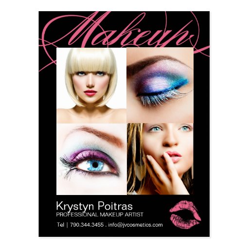 makeup-artist-comp-card-zazzle