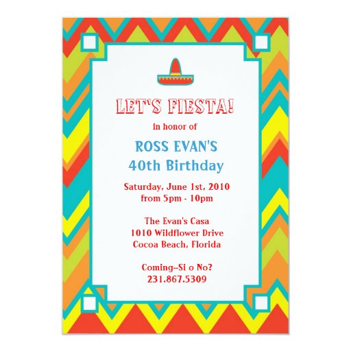 Mexican Fiesta Cinco De Mayo Invitation Zazzle Mexican Fiesta Cinco De Mayo Invitation Zazzle