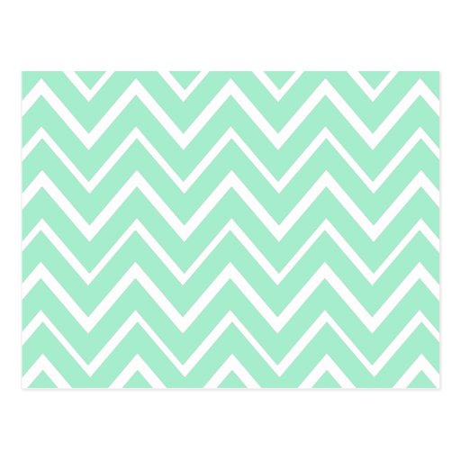 Mint Green Chevron Pattern