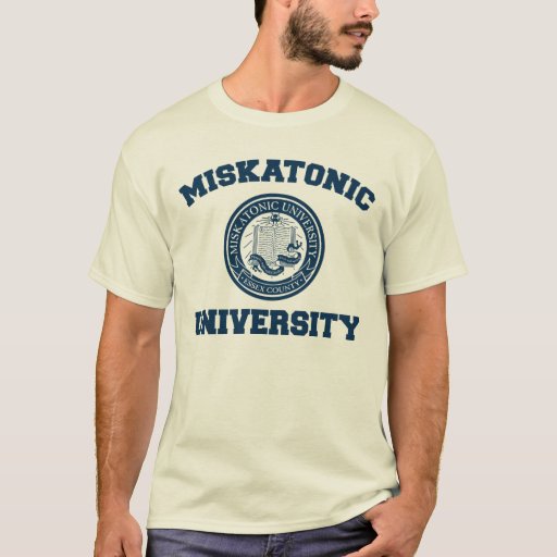 Miskatonic University T-Shirt | Zazzle Miskatonic University T-Shirt | Zazzle