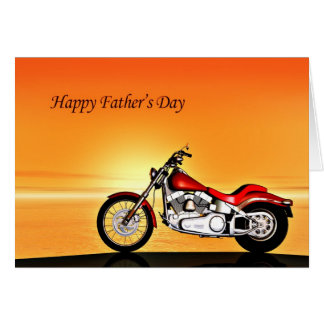 Fathers Day Motorcycle Cards | Zazzle
