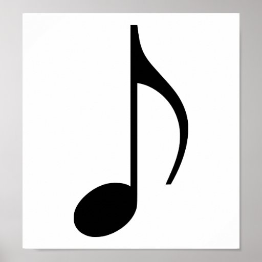 Music Note Posters, Music Note Prints, Art Prints, & Poster Designs ...