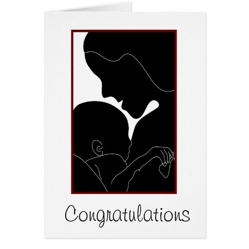 New Mom Congratulations Cards Zazzle
