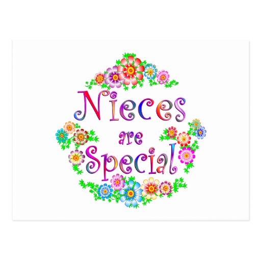 Nieces Are Special Postcard Zazzle