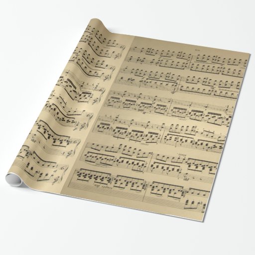 Old Vintage Music Sheet Wrapping Paper Zazzle old-vintage-music-sheet-wrapping-paper-zazzle