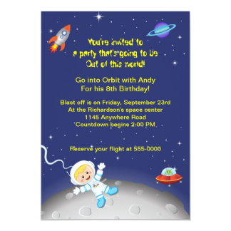 Space Birthday Cards | Zazzle