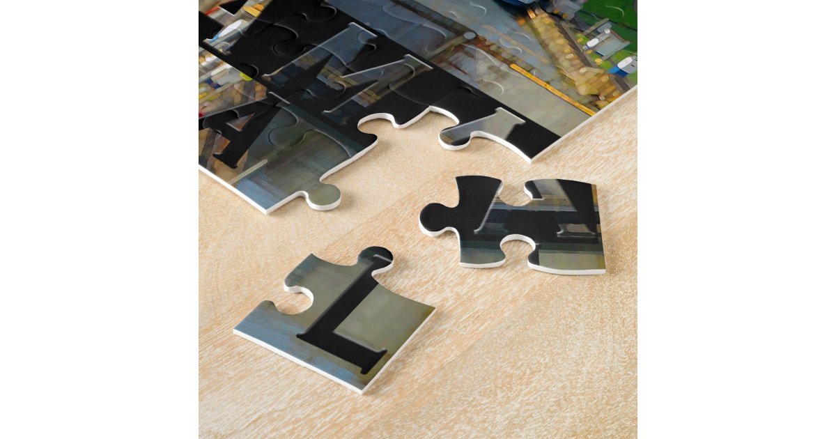 Panama Canal Souvenir Jigsaw Puzzle Zazzle