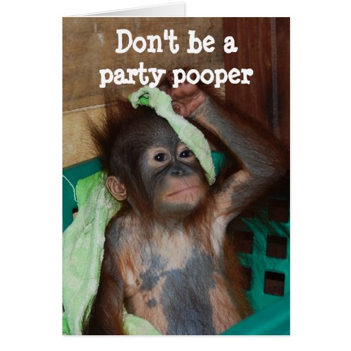 Party Pooper Fun Invitations Greeting Cards Zazzle Party Pooper Fun Invitations Greeting Cards Zazzle