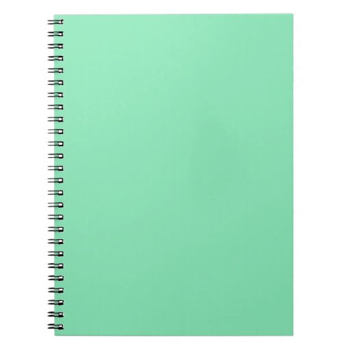 Pastel Mint Green Notebook Zazzle pastel-mint-green-notebook-zazzle