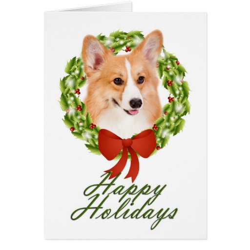 Pembroke Corgi Christmas Card | Zazzle Pembroke Corgi Christmas Card | Zazzle