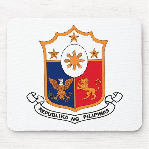 Philippines Coat Of Arms Mousepad Zazzle philippines-coat-of-arms-mousepad-zazzle