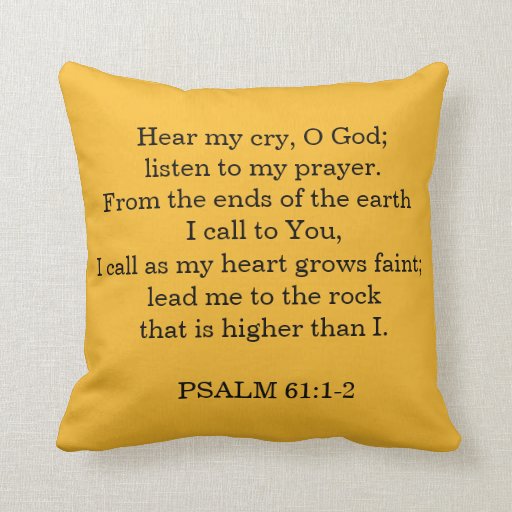 PSALM 61 1 2 Verses Throw Pillow Zazzle psalm-61-1-2-verses-throw-pillow-zazzle