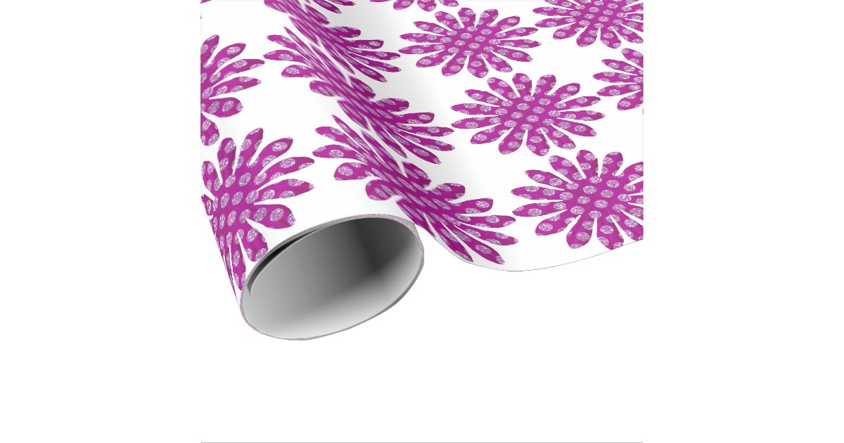 Purple Floral Linen Wrapping Paper Zazzle purple-floral-linen-wrapping-paper-zazzle