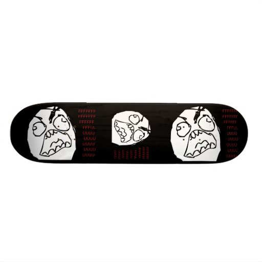 Rage Troll Skate Board Zazzle