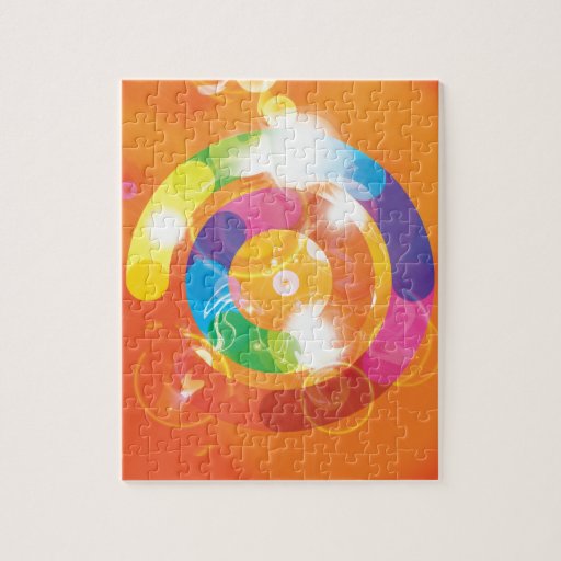 Rainbow Circles Jigsaw Puzzles | Zazzle Rainbow Circles Jigsaw Puzzles | Zazzle