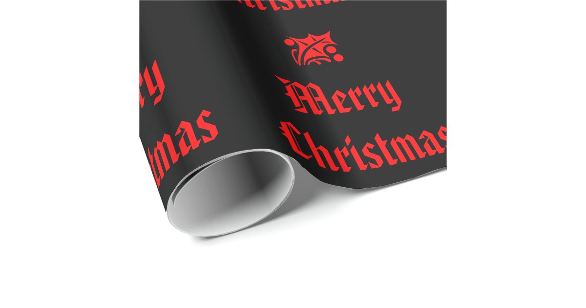 Red And Black Christmas Wrapping Paper Zazzle red-and-black-christmas-wrapping-paper-zazzle