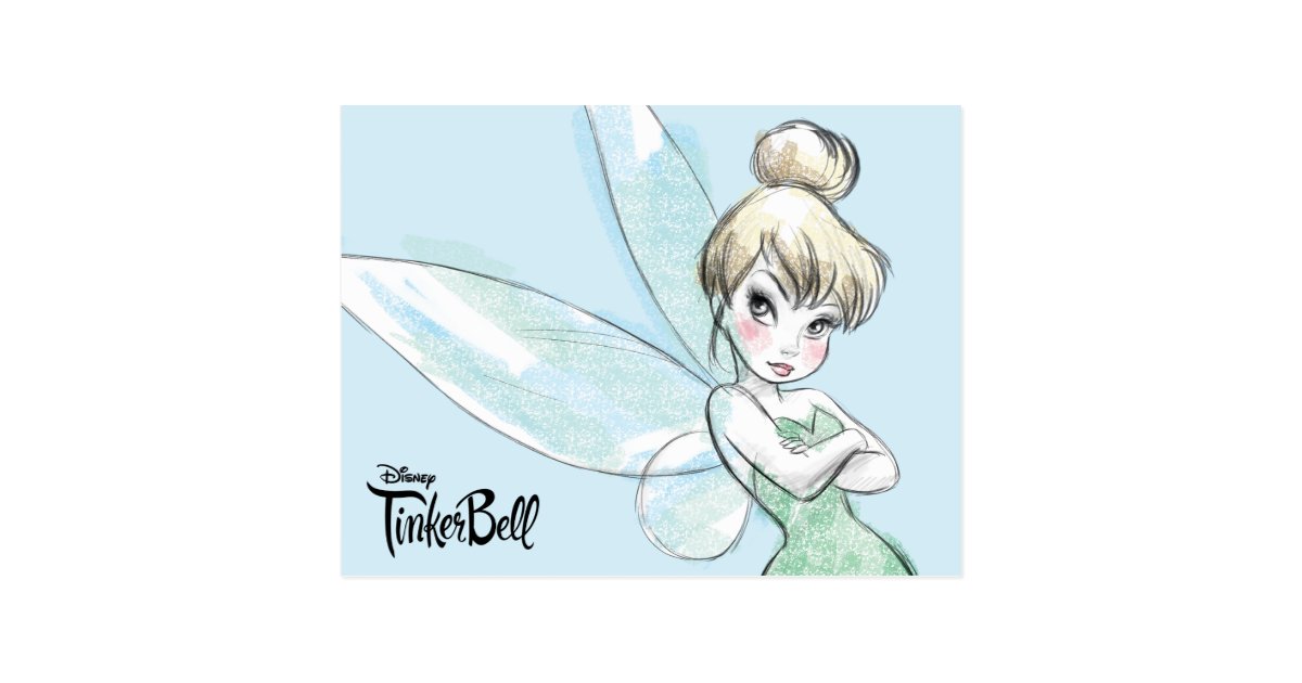 Sassy Tinker Bell Postcard Zazzle