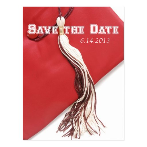 Save The Date Graduation Postcard Zazzle