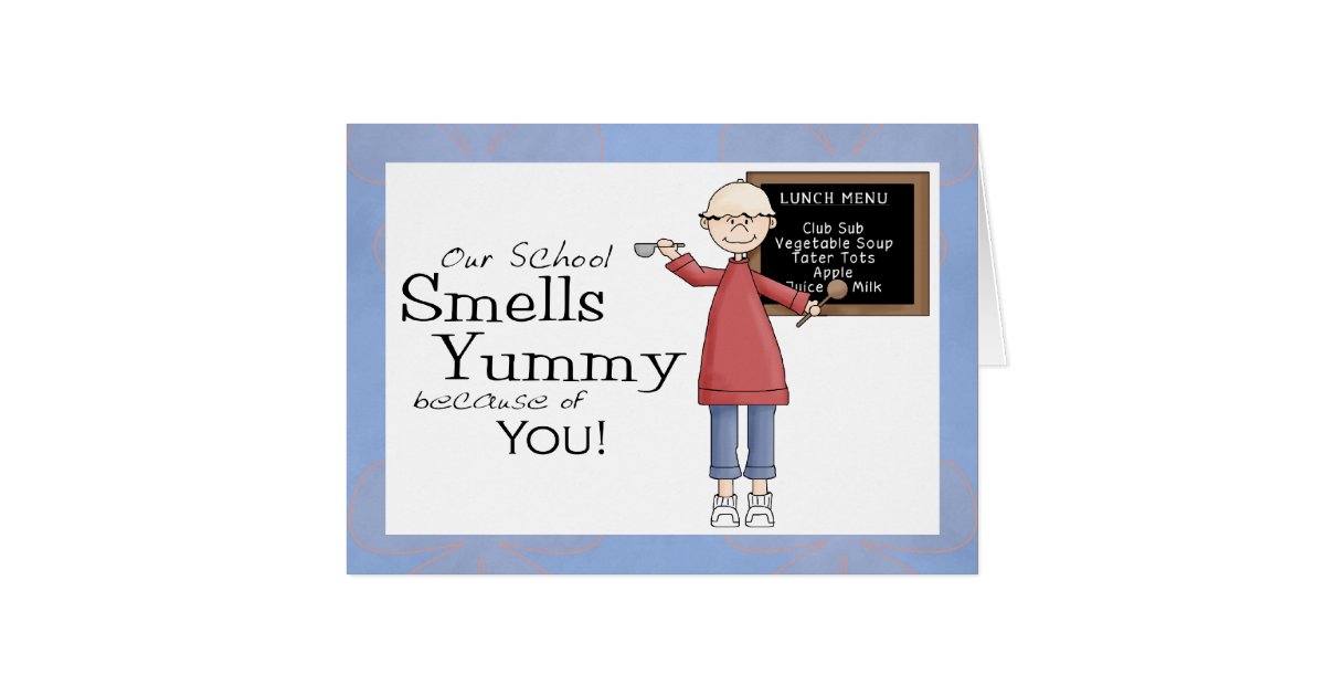 School Cook Thank You Card | Zazzle