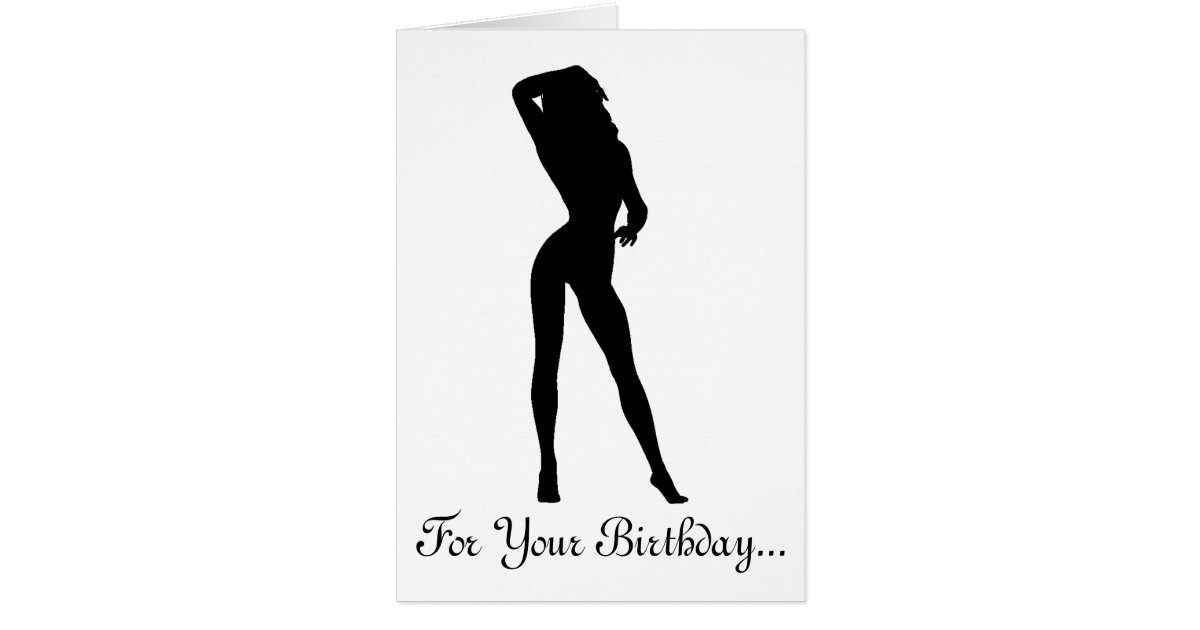 Sexy Birthday Cards For Him Cake Zazzle